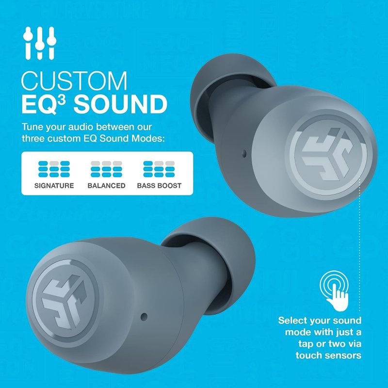 JLab Go Air Pop True Wireless Earbuds - Slate | Ebuyer.com