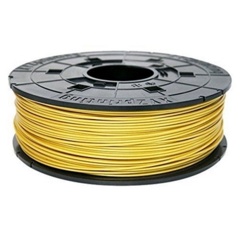 XYZ Da Vinci Junior PLA Filament - Gold | Ebuyer.com XYZ Da Vinci Junior PLA Filament - Gold | Ebuyer.com